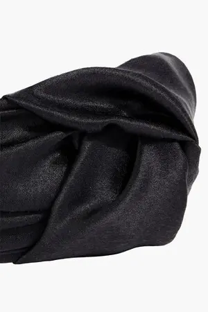 JENNIFER BEHR Samaya Knotted Headband - Black