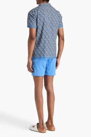 Orlebar Brown Hibbert Floralprint Piqué Shirt