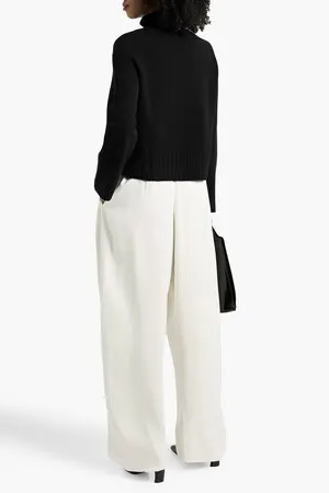 FFORME Julie Wool-blend Turtleneck Sweater - Black