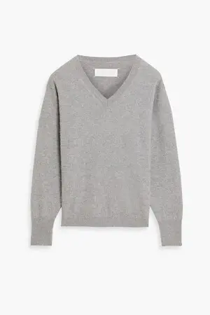 MAISON MARGIELA Wool And Cotton-Blend Sweater - Gray