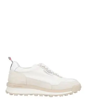 Thom Browne Sneakers Size Leather, Textile Fibers - White