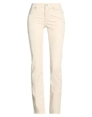 Armani Exchange Cotton Stretch Straight-leg Pants - Beige