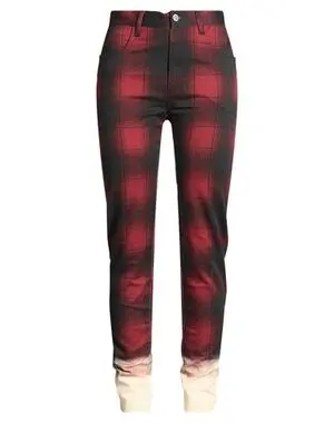 MAISON MARGIELA Tartan Skinny Pants - Brick