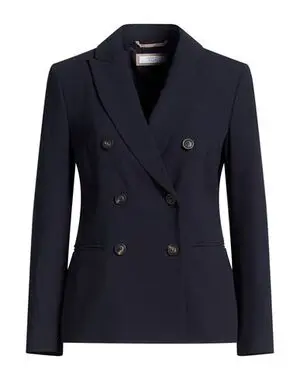 Peserico Double-breasted Crepe Blazer