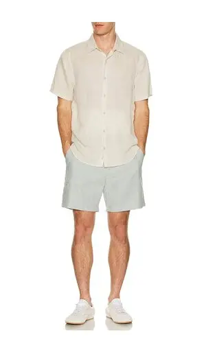 Marine Layer 7 Hemp Resort Short - Grey Mist