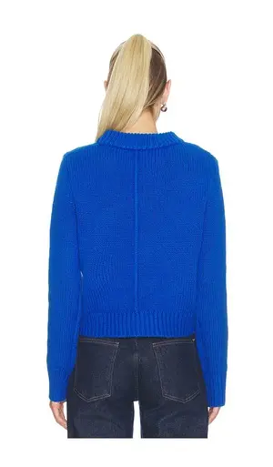 LA LIGNE Solid Mini Marin Sweater - Cobalt