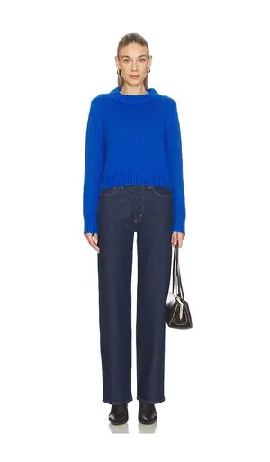 LA LIGNE Solid Mini Marin Sweater - Cobalt