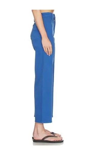 PISTOLA Penny Crop High Rise Wide Leg Jeans - Ciel