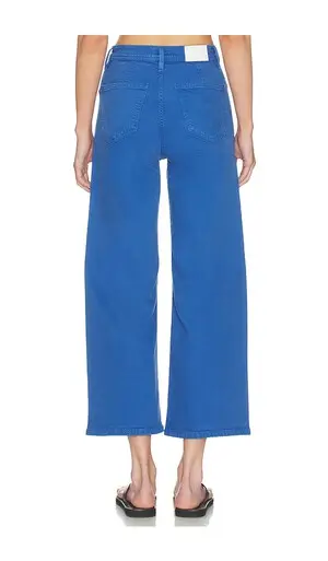 PISTOLA Penny Crop High Rise Wide Leg Jeans - Ciel