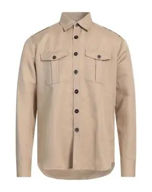 PT TORINO Shirt Size Linen, Cotton - Sand