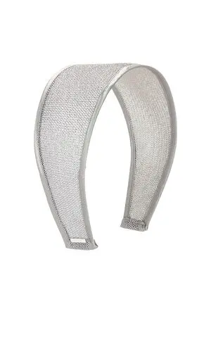 LELET NY Odessa Metallic Headband - Silver