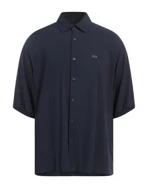 Armani Exchange Shirt Size Viscose - Blue