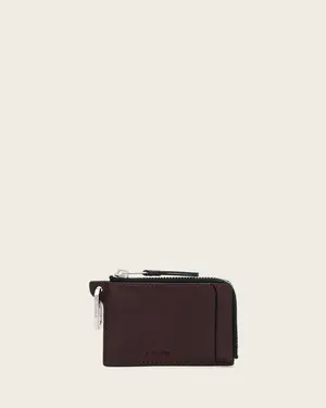 ALLSAINTS Remy Leather Wallet Red