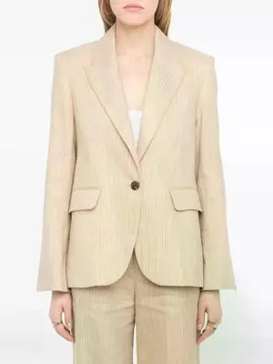 Zadig&Voltaire Tailored Pinstripe Blazer - Neutrals