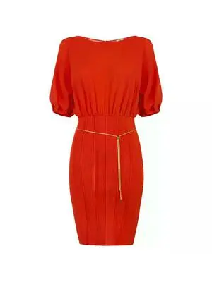 Elisabetta Franchi Belted Day Dresses