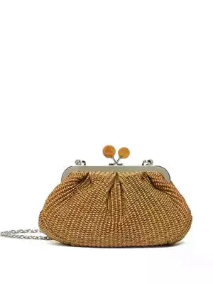 Max Mara Small Pasticcino Raffia-effect Sphere Tote