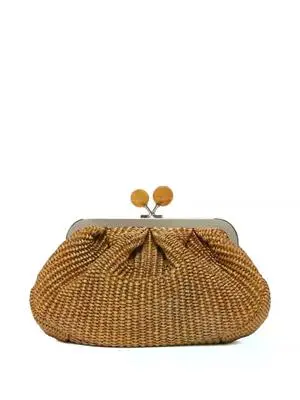 Max Mara Small Pasticcino Raffia-effect Sphere Tote