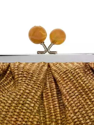 Max Mara Small Pasticcino Raffia-effect Sphere Tote