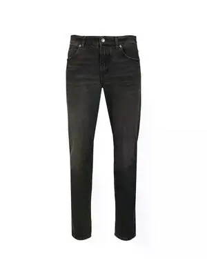 Dolce & Gabbana Logo-plaque Jeans - Black