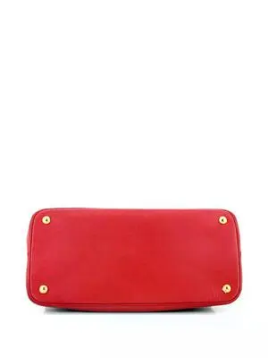Prada Open Promenade Saffiano Leather Medium Tote Bag - Red