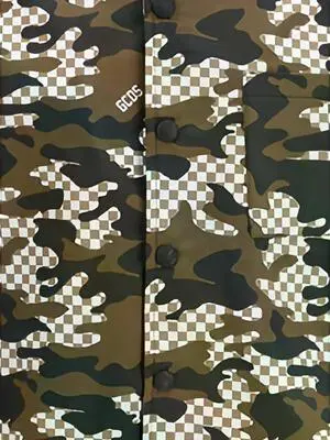 Gcds Check Camouflage Shirt