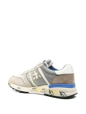 Premiata Lander 8010 Panelled Sneakers - Neutrals