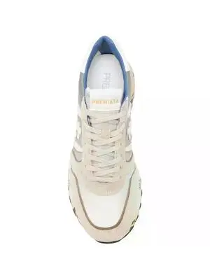 Premiata Lander 8010 Panelled Sneakers - Neutrals
