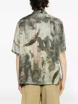 ZIGGY CHEN Printed Silk Shirt