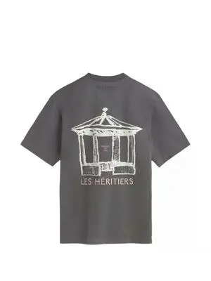 LES HÉRITIERS Logo-print T-shirt