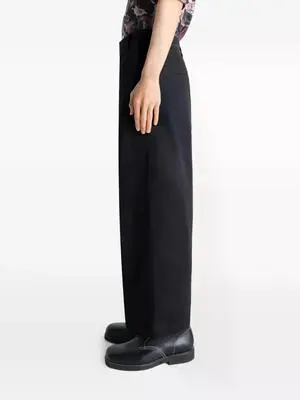 LEMAIRE Straight High-waisted Trousers - Black