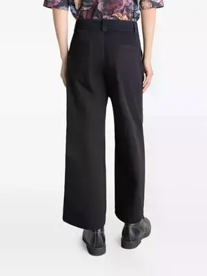 LEMAIRE Straight High-waisted Trousers - Black