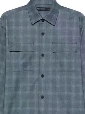 Karl Lagerfeld Pocket Checked Shirt