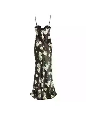 L'Agence Sayla Floral-print Gown