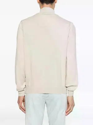 GRAN SASSO Zip Cardigan - Neutrals