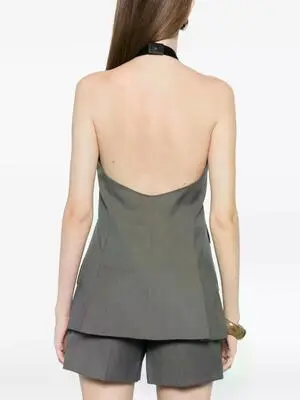 Max Mara Cali Sleeveless Waistcoat - Grey