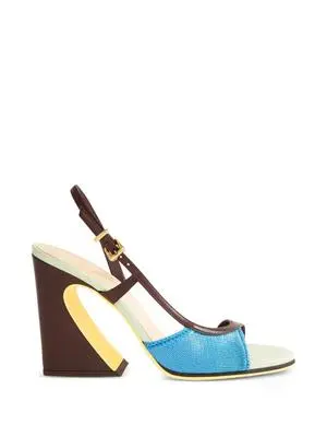 Fendi Cutout Heel Arco Pumps