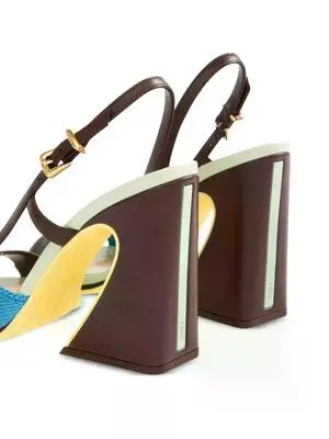 Fendi Cutout Heel Arco Pumps