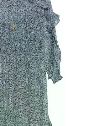 Michael Kors Floral Ruffle Midi Dress