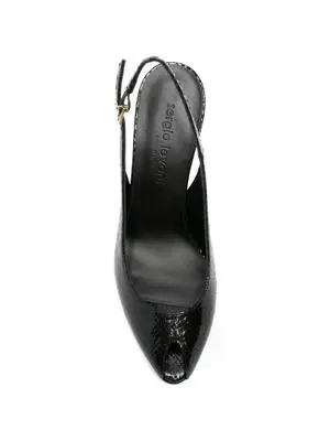 SERGIO LEVANTESI Peep-toe Slingback Sandals