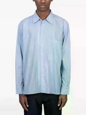 Universal Works Square-pocket Striped Shirt