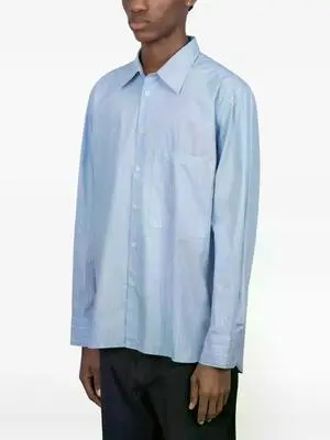 Universal Works Square-pocket Striped Shirt