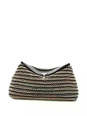 TOTEME T-lock Woven Shoulder Bag