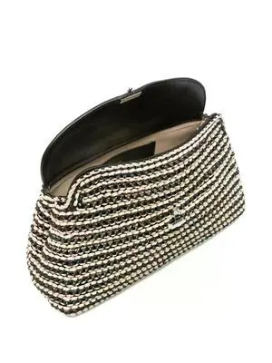 TOTEME T-lock Woven Shoulder Bag