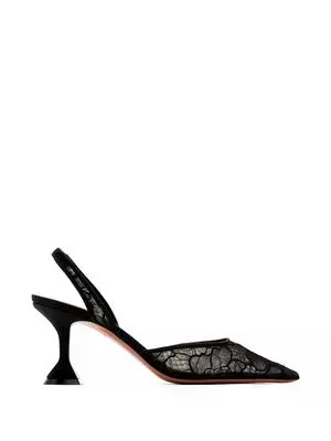 Amina Muaddi Holli Slingback Pumps