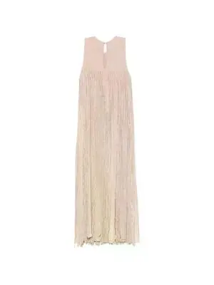 ALYSI Fringed Maxi Dress