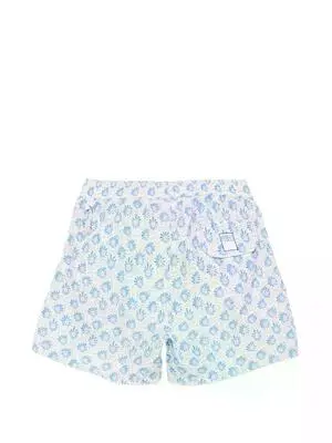 Fedeli Floral-print Swim Shorts