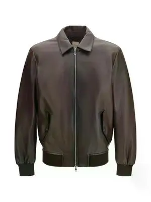 ANDREA D'AMICO Leather Zip Jacket