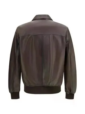 ANDREA D'AMICO Leather Zip Jacket