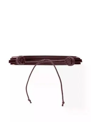 Saint Laurent Cassandre String Bracelet - Red