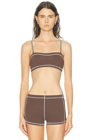 Staud Sara Bikini Top - Java